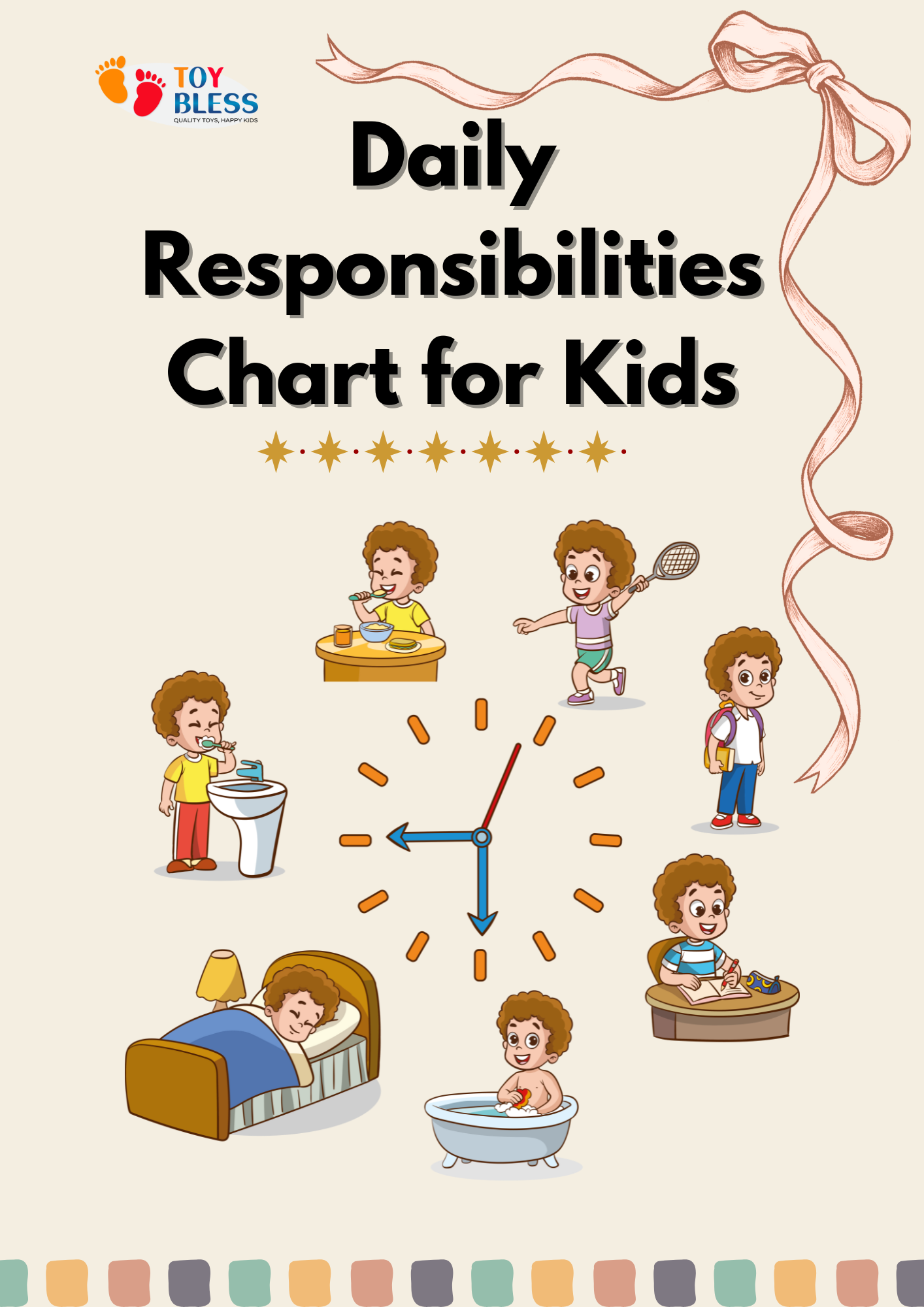 Daily Responsibilities Chart for Kids – toybless