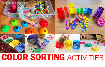 DIY Color Sorting Games for Kids Using Everyday Household Items – toybless