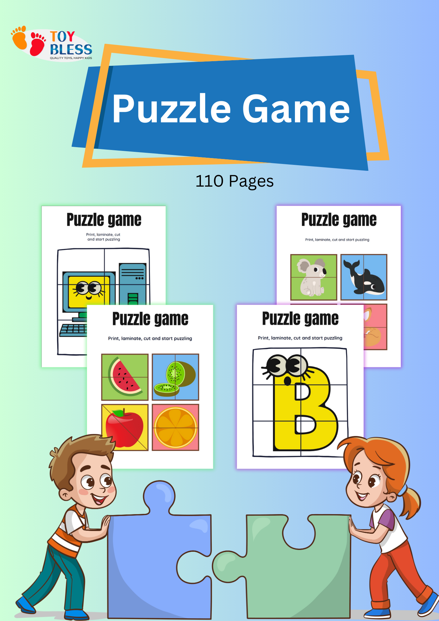 Printable Puzzle Game for Kids – toybless
