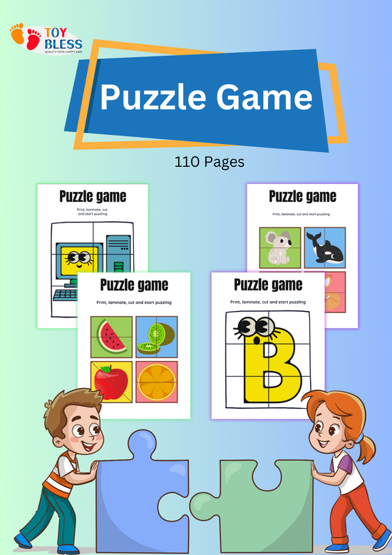Printable Puzzle Game for Kids – toybless